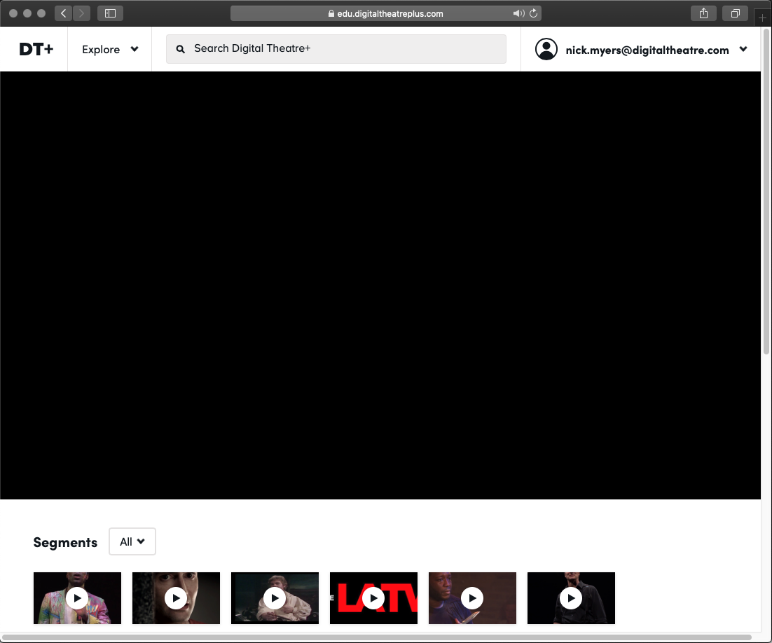 No video is displayed yet audio can be heard