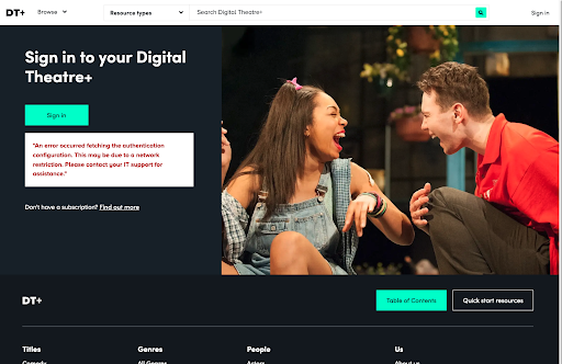 What to do if you click the Sign In button and nothing happens